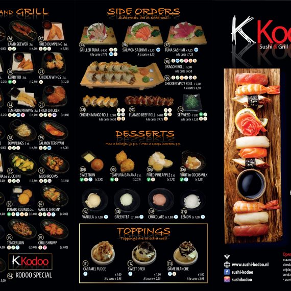 Sushi Kodoo | Menu
